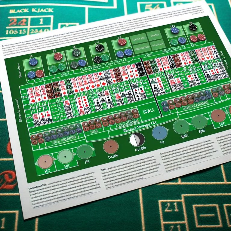 How to use a blackjack strategy chart